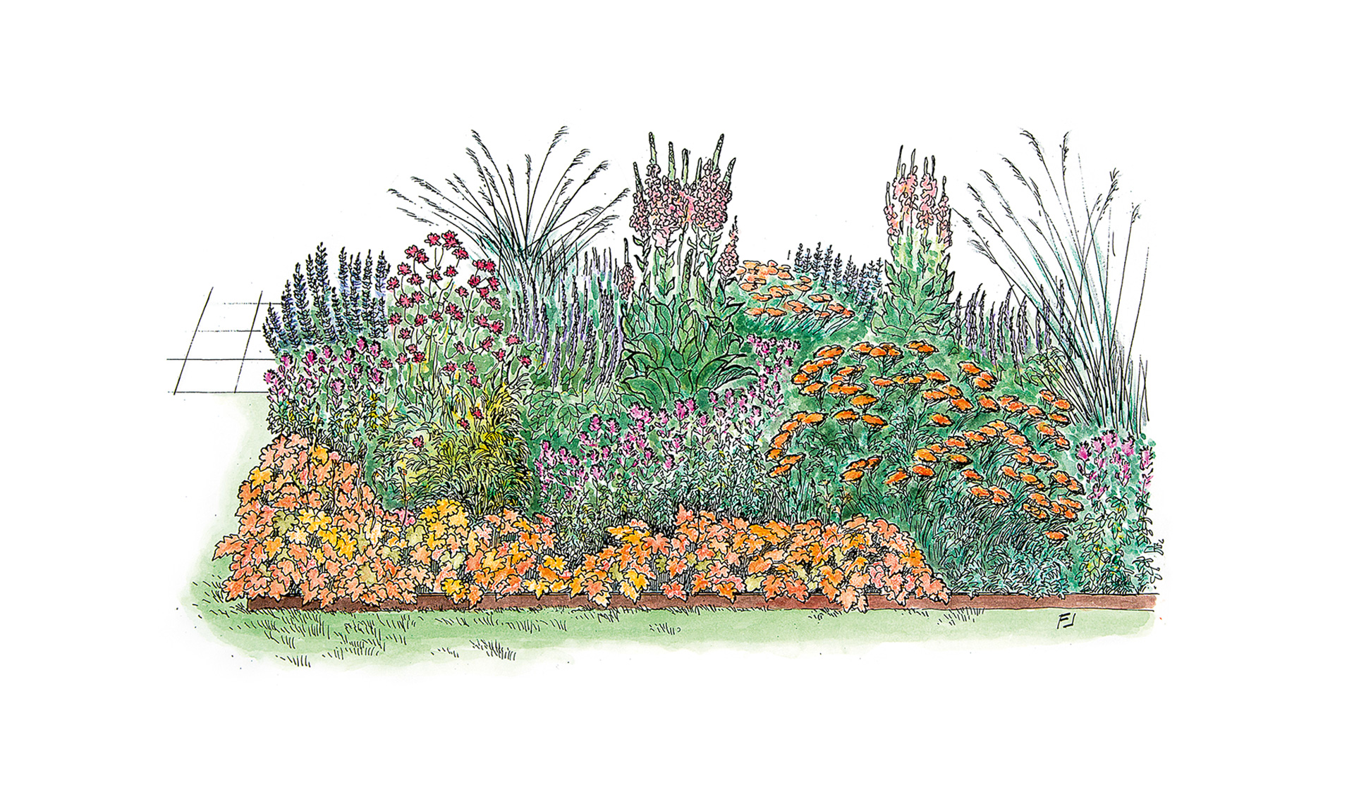 Bed med 8 tørketålende stauder til haven.